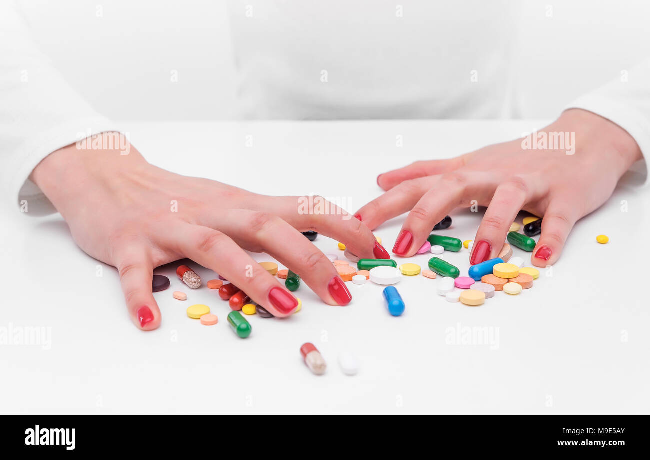 Refusing pills hi-res stock photography and images - Alamy