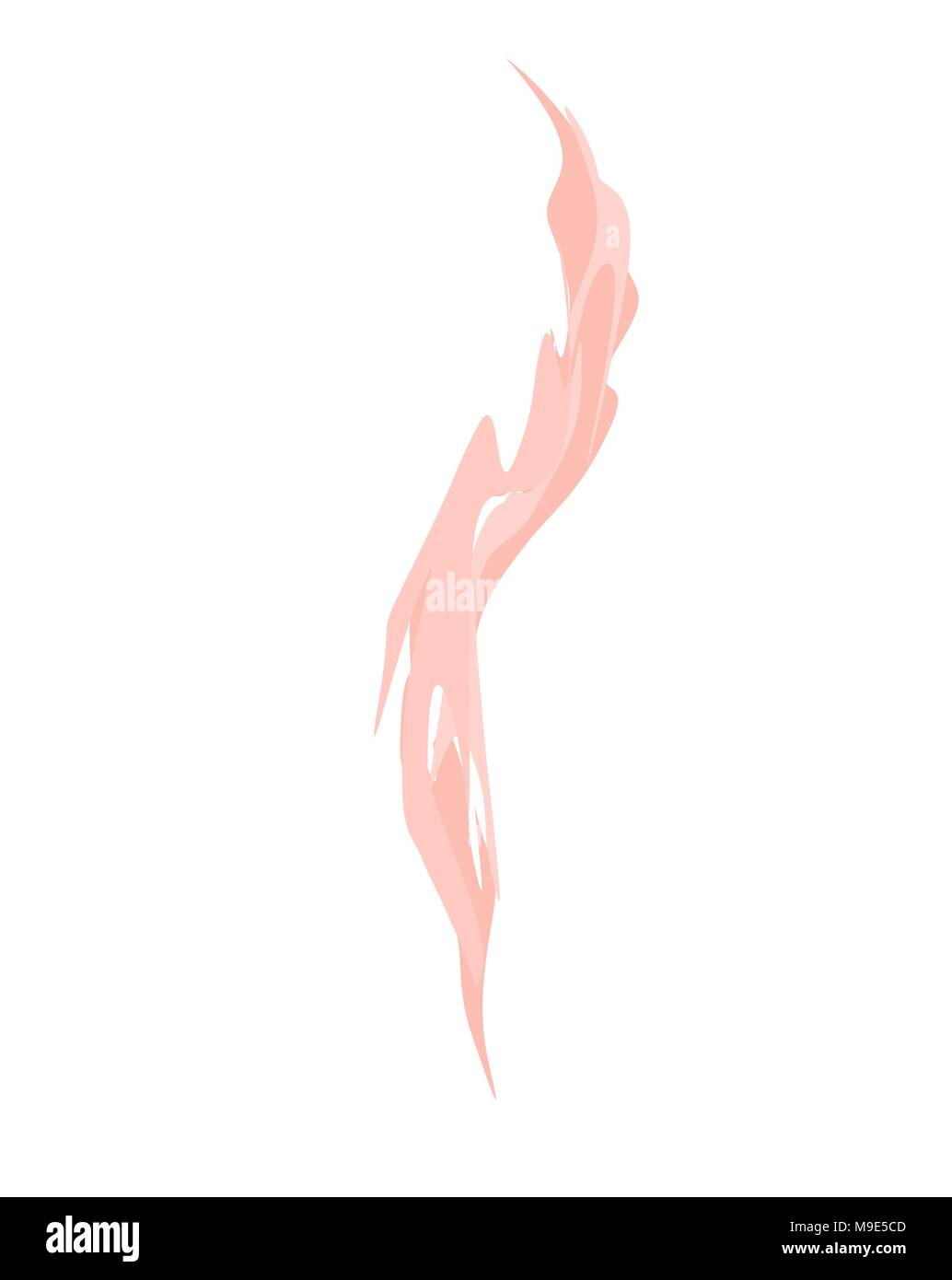 Smoke red Acidic isolated. Chemical evaporation. Vector illustration ...