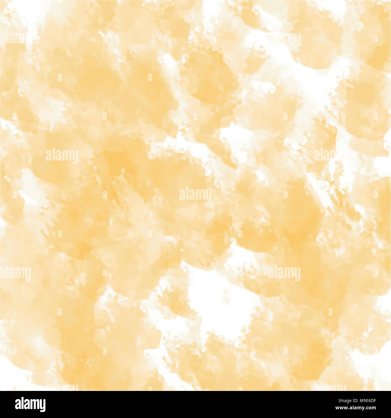 yellow watercolor stained background pattern, vector illustration Stock ...