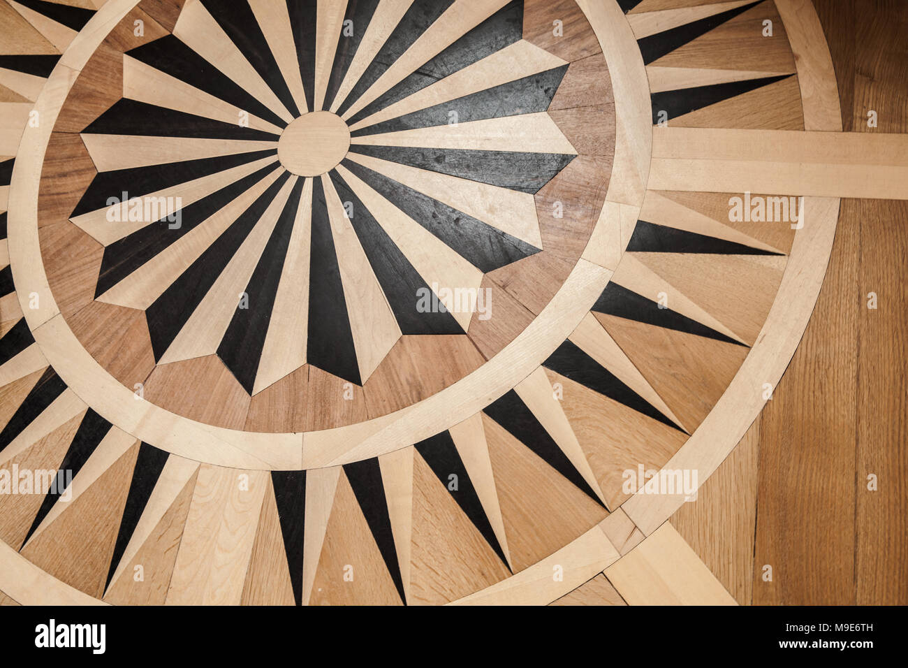 Wooden parquet with vintage pattern. Background photo texture Stock ...