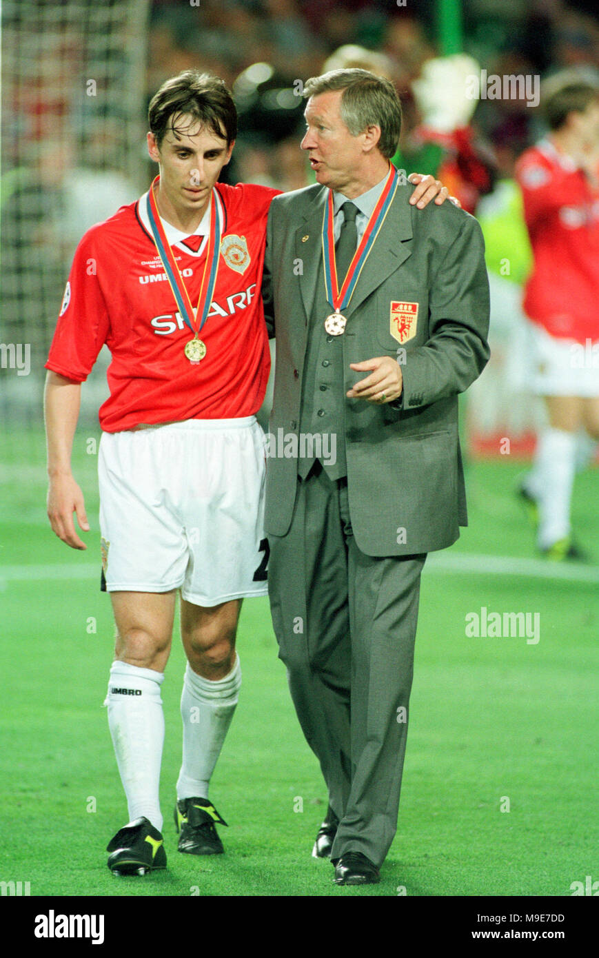 Stadium Camp Nou, Barcelona, Spain 26.5.1999 UEFA Champions League Final : Manchester United vs ...