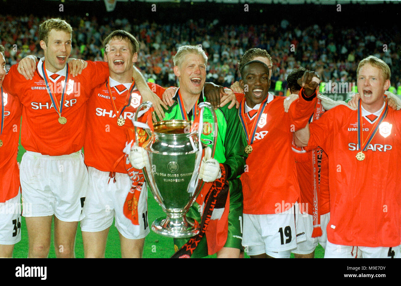 Stadium Camp Nou, Barcelona, Spain 26.5.1999 UEFA Champions League Final : Manchester United vs ...