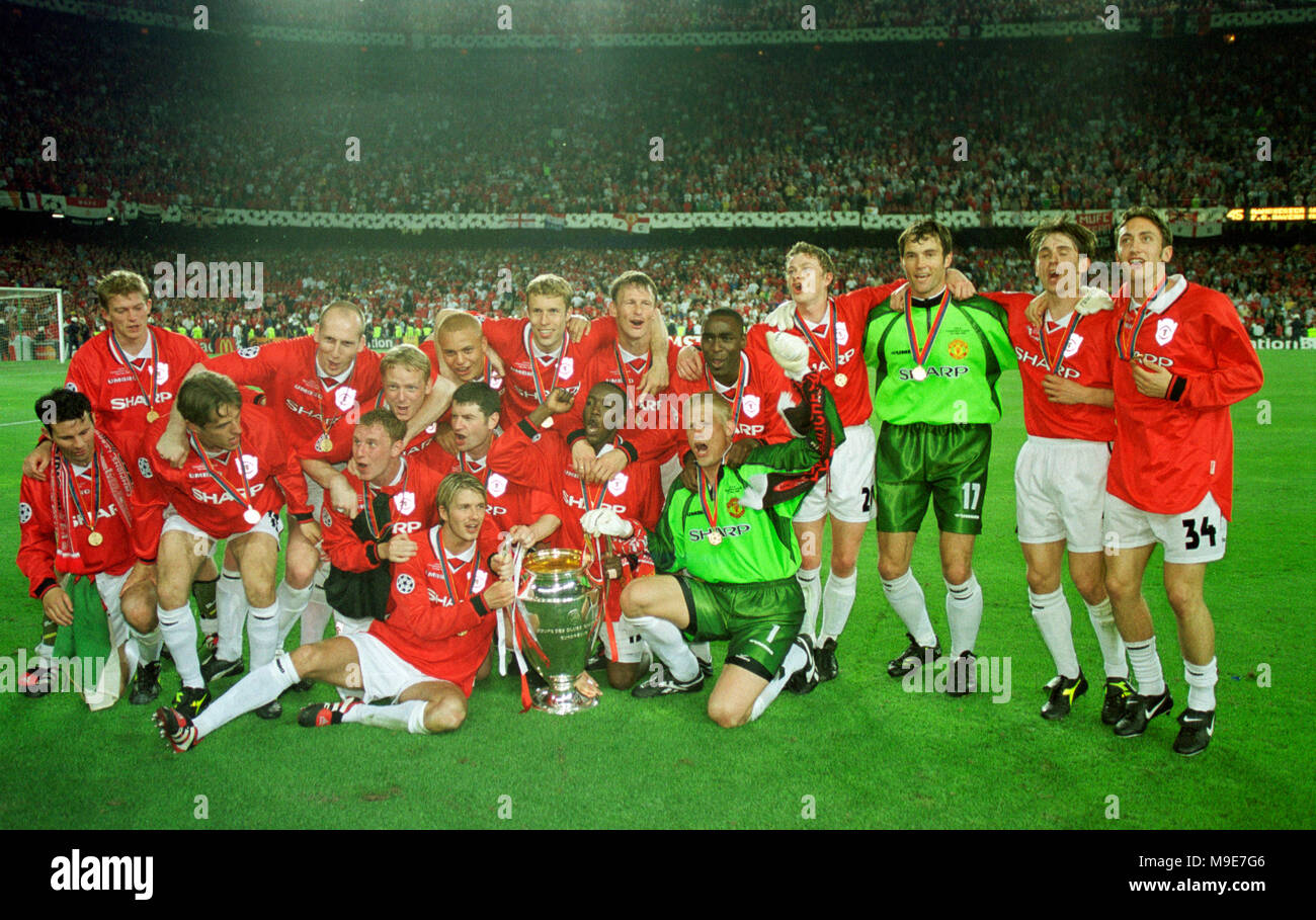 Stadium Camp Nou, Barcelona, Spain 26.5.1999 UEFA Champions League Final : Manchester United vs ...