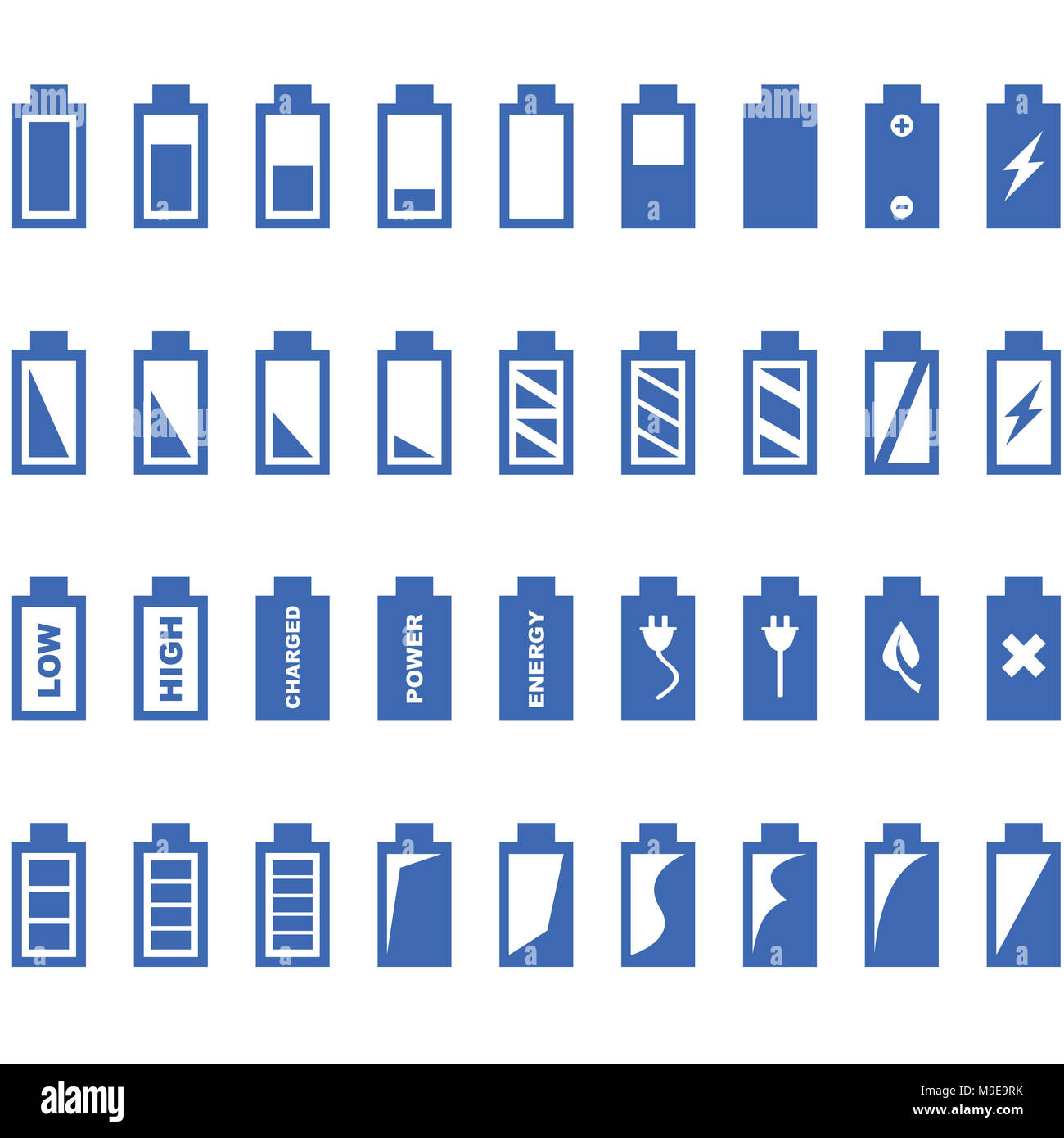 Battery icon hi-res stock photography and images - Alamy