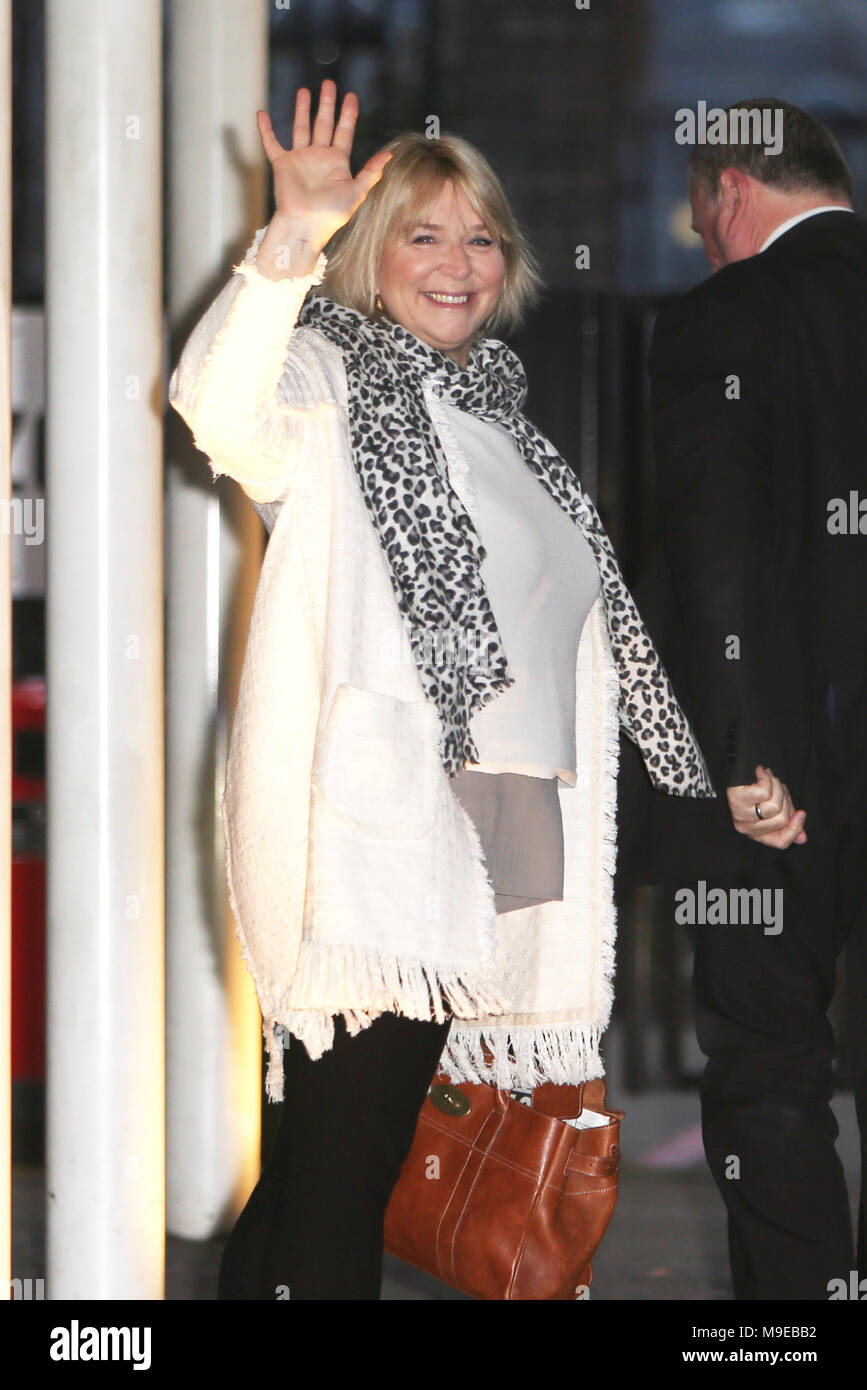 Fern Britton outside ITV Studios Featuring: Fern Britton Where: London ...