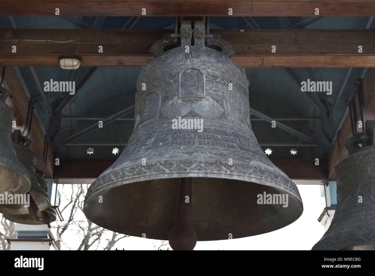 Church bells ring out Stock Photo - Alamy