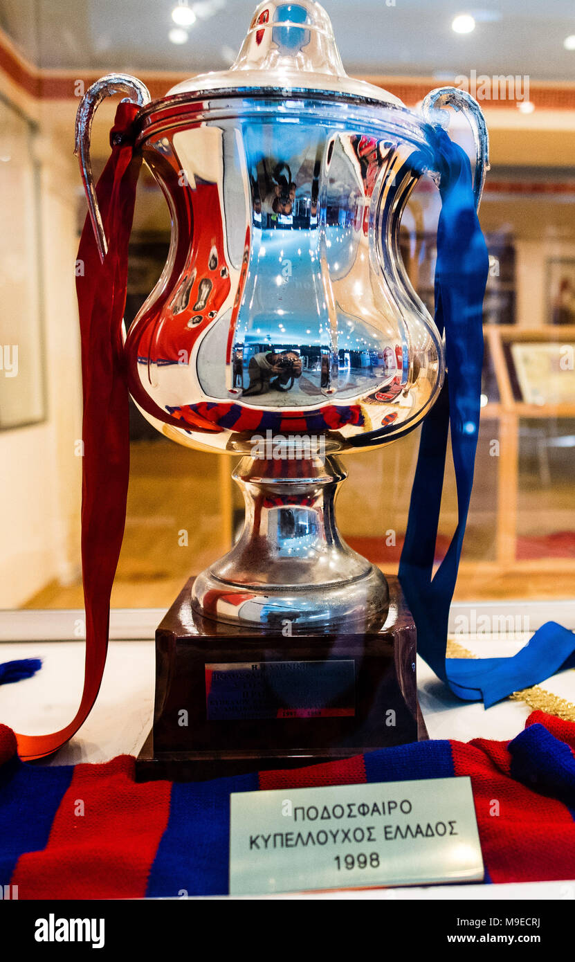 Panionios F.C . Greek football club .Stadium.Trophy ,shirts,change room ...