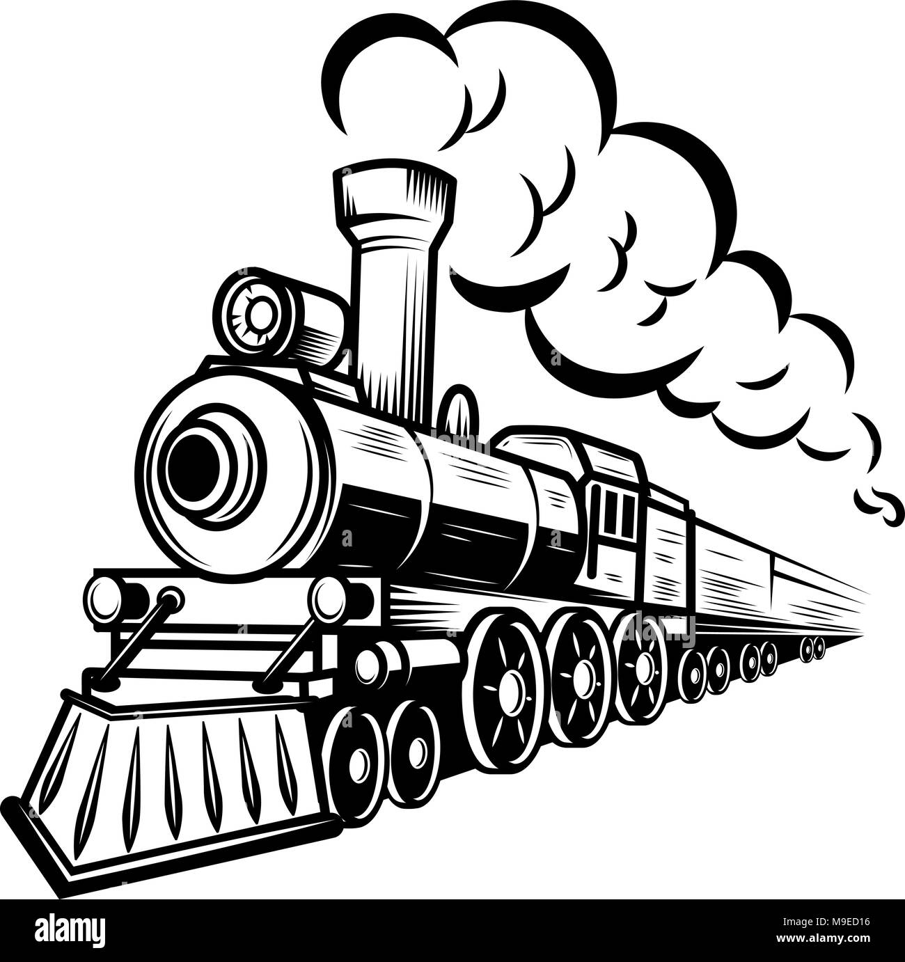 Train Smoke Vector