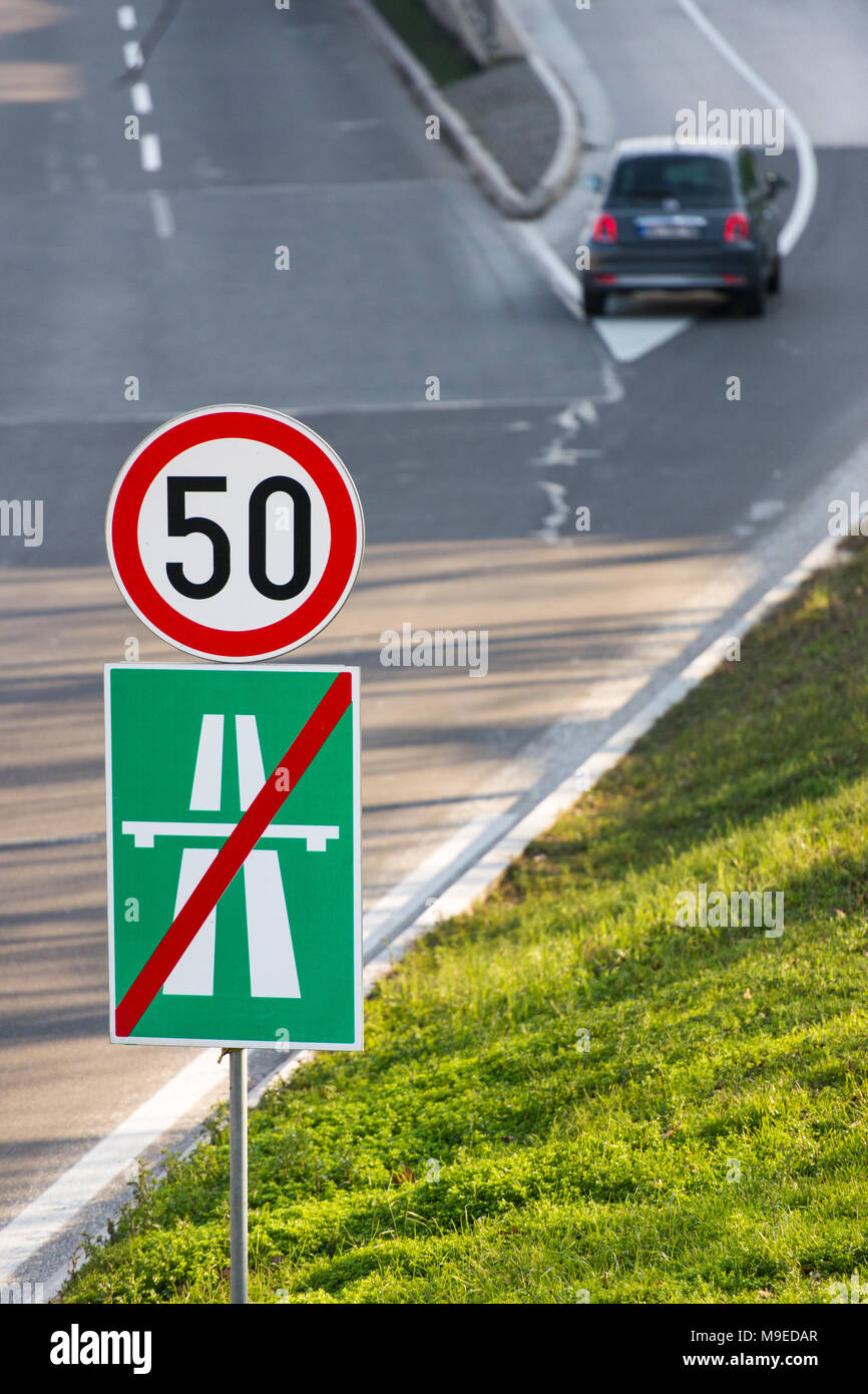 Interstate Speed Limit 50