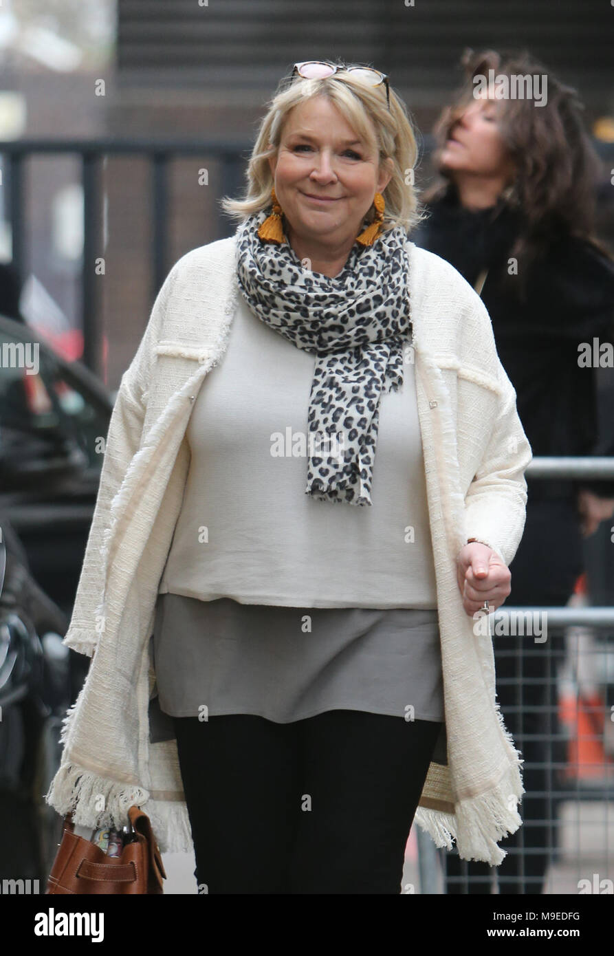 Fern Britton outside ITV Studios Featuring: Fern Britton Where: London ...