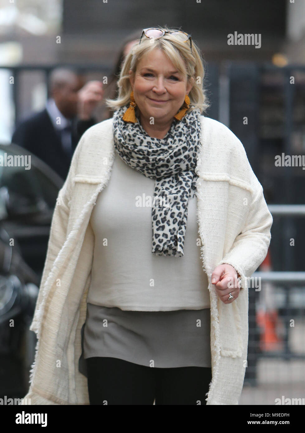Fern Britton outside ITV Studios Featuring: Fern Britton Where: London ...