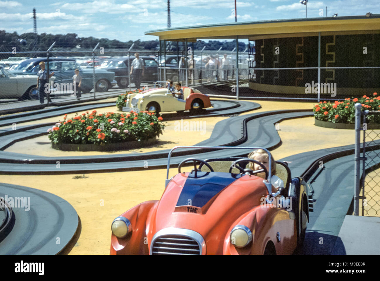 Fairground ride 1950s hi-res stock photography and images - Alamy