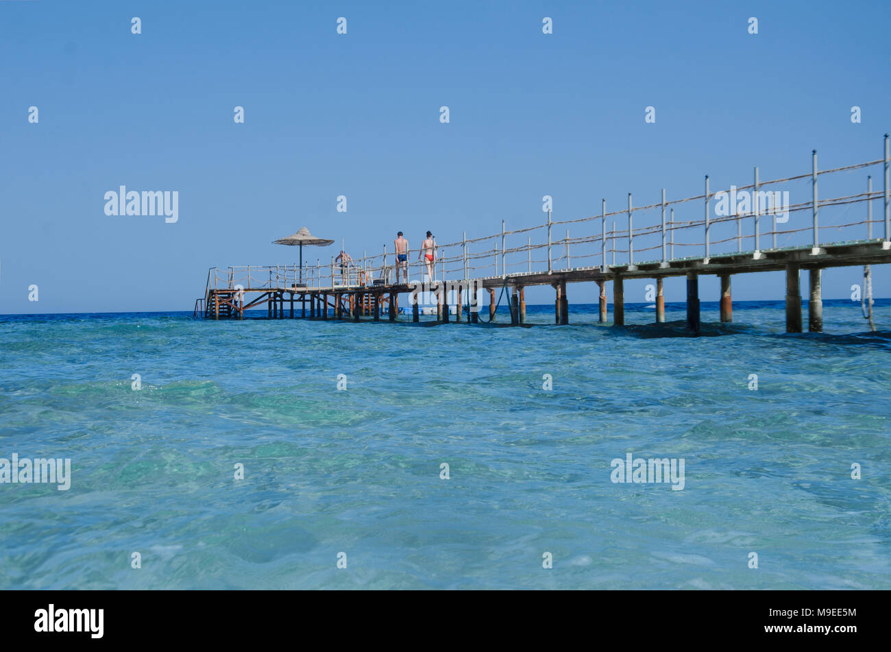 Vacations And Tourism Concept. Paradise in the Red sea Stock Photo - Alamy