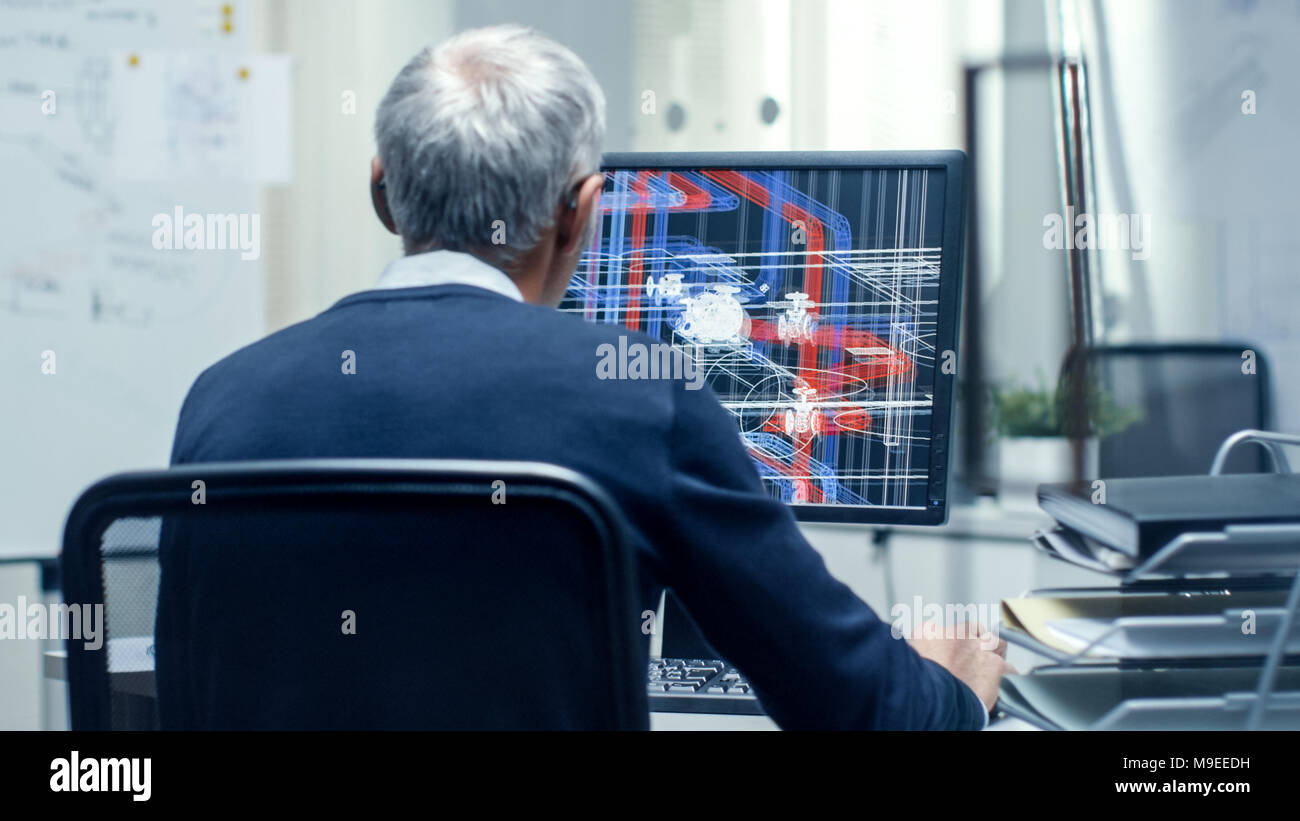 4k office worker working computer hi-res stock photography and images ...