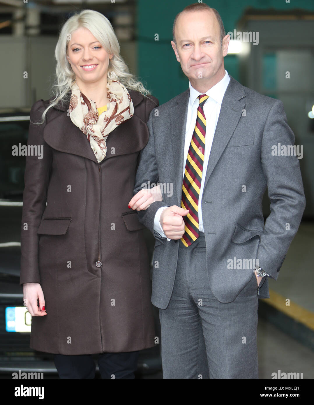 Henry Bolton and Jo Marney outside ITV Studios Featuring: Henry Bolton ...