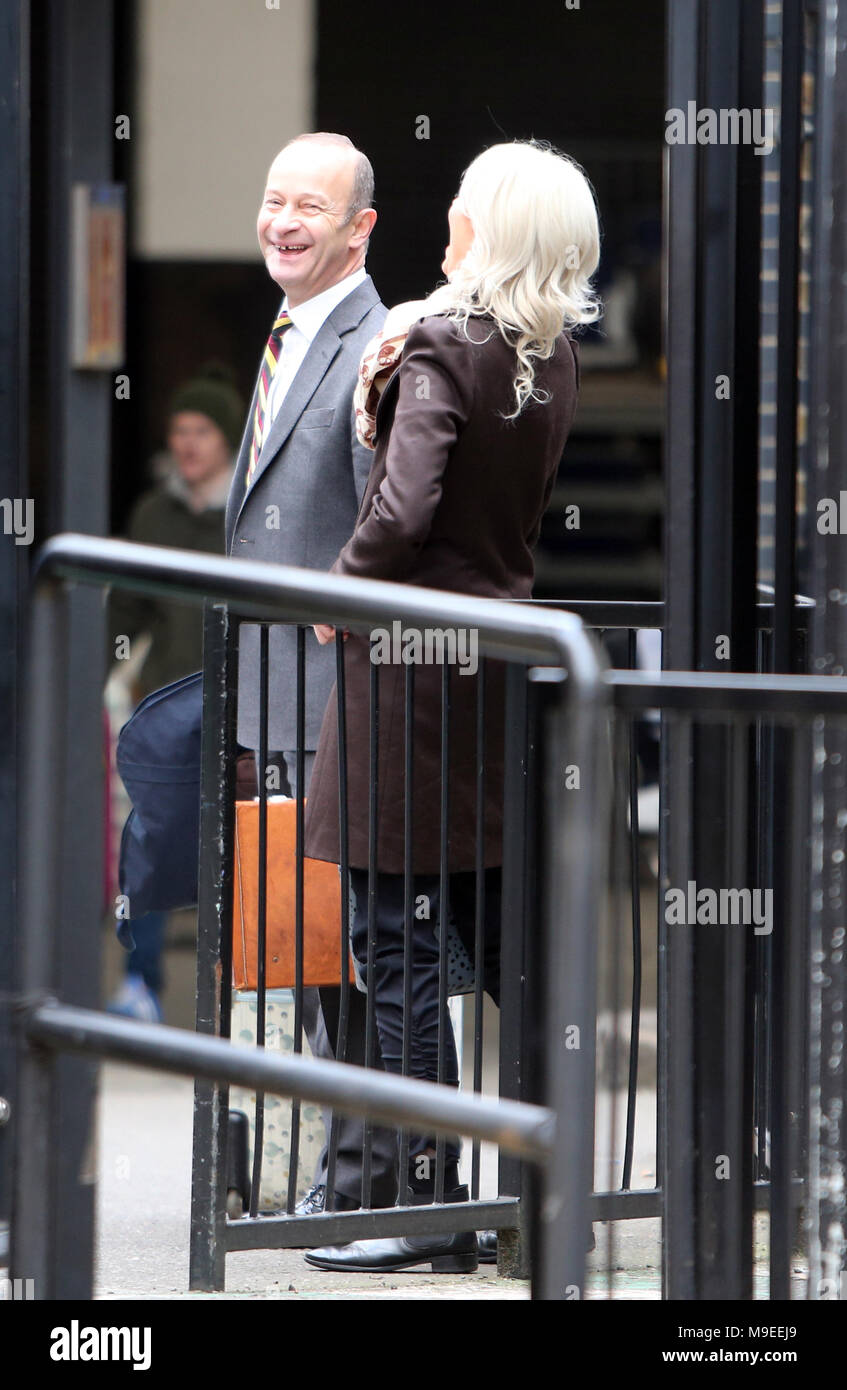 Henry Bolton and Jo Marney outside ITV Studios Featuring: Henry Bolton ...