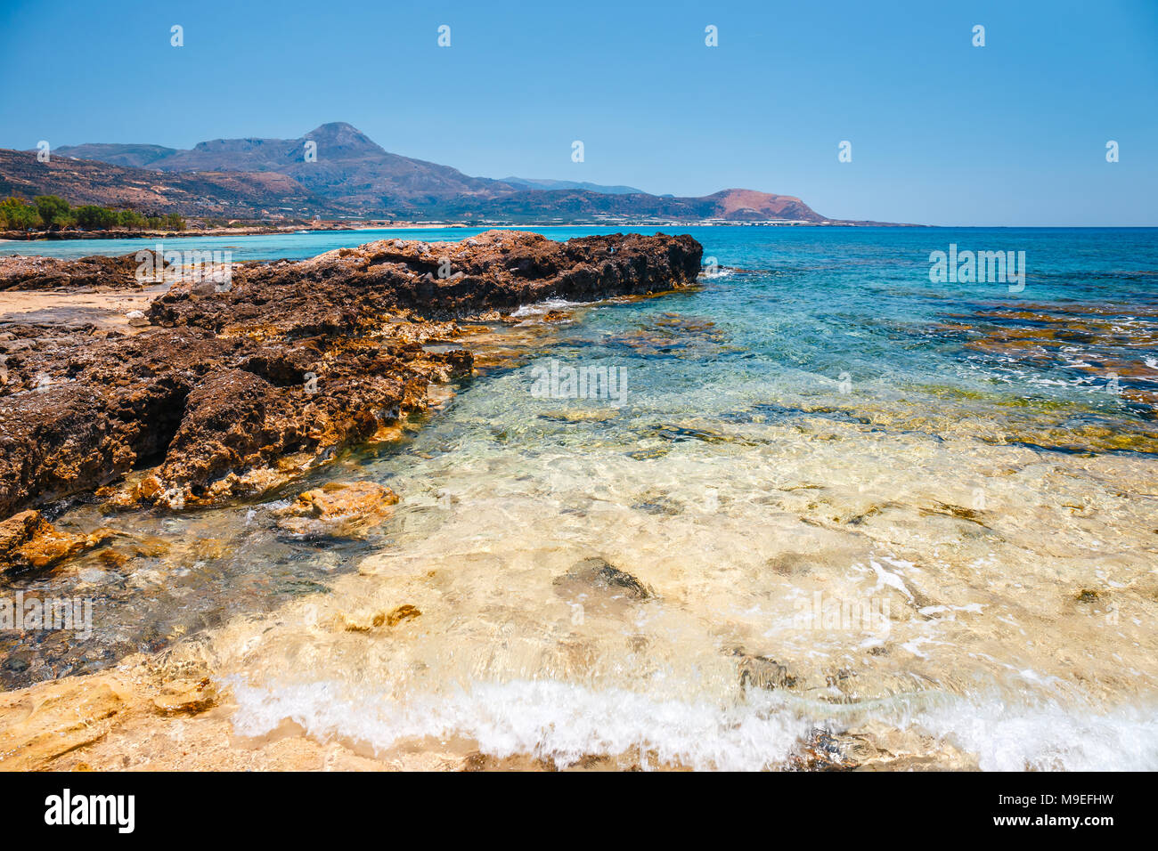 Beautiful falassarna beach on hi-res stock photography and images - Alamy