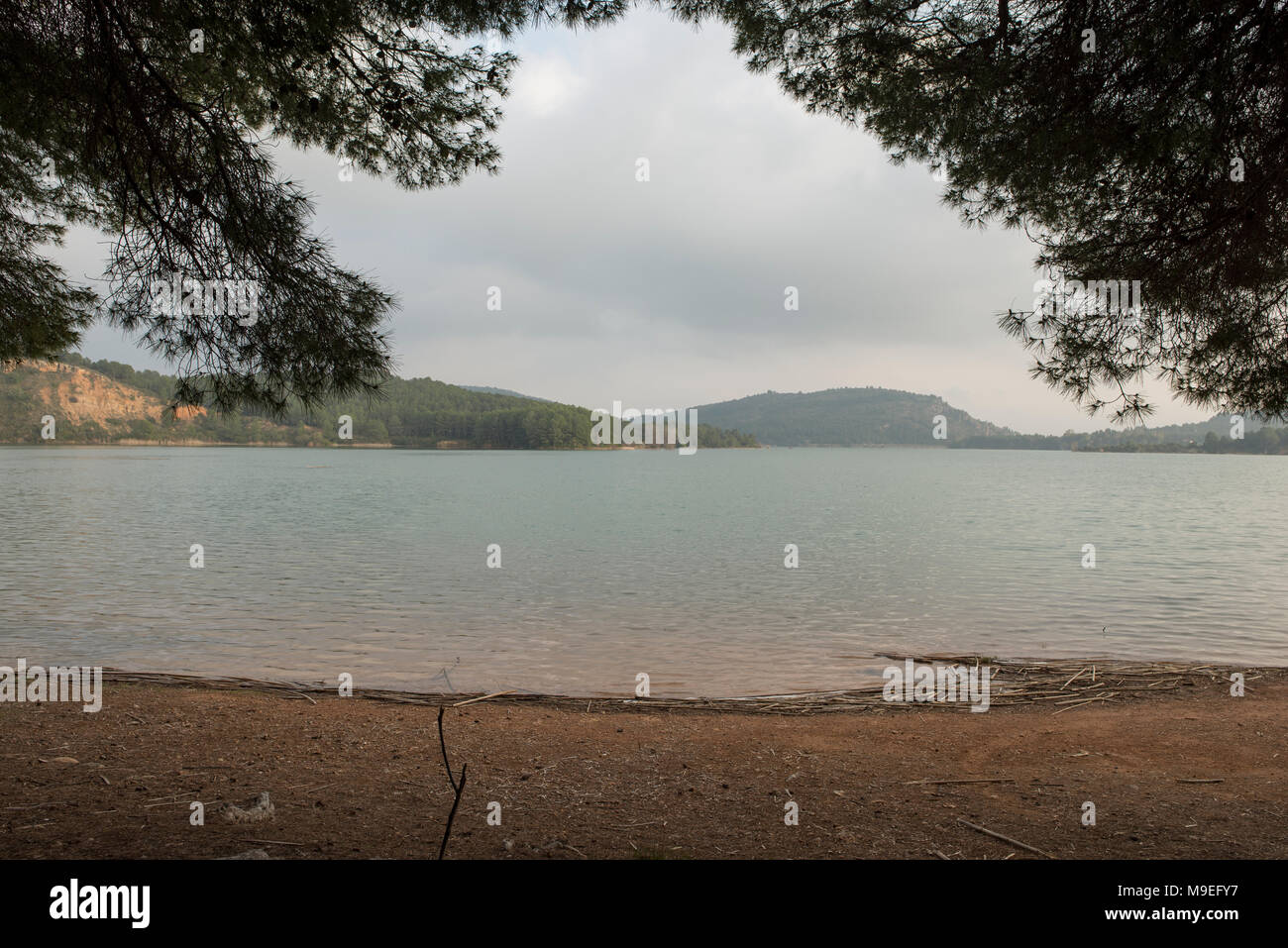 The Sichar reservoir in Castellón Stock Photo - Alamy
