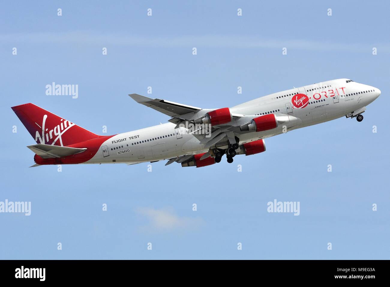 Launcher one rocket virgin hi-res stock photography and images - Alamy