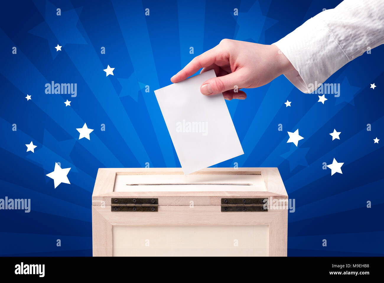 Wooden ballot box hi-res stock photography and images - Alamy