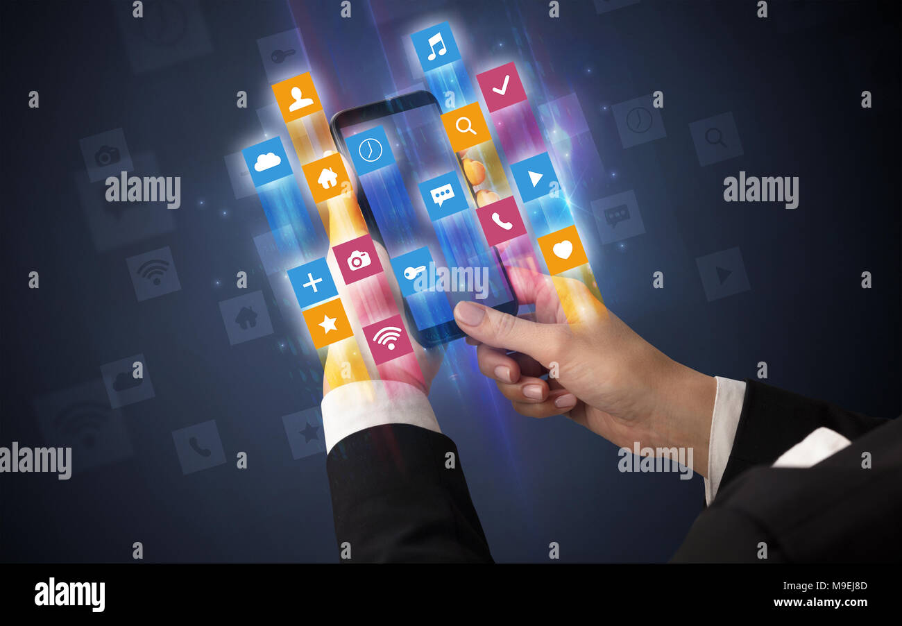 Switching applications hi-res stock photography and images - Alamy