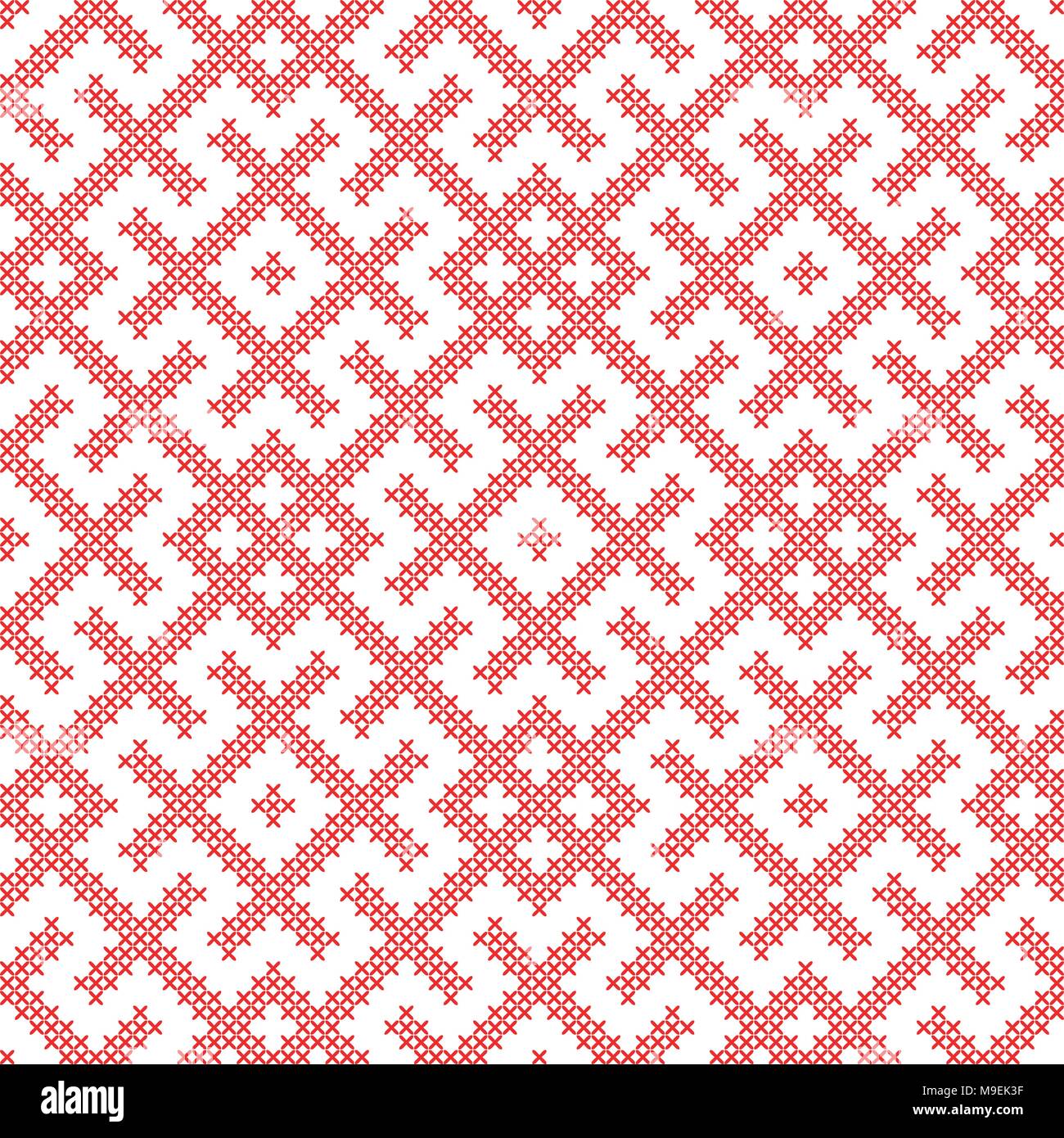 Embroidered fabric texture Stock Vector Images - Alamy