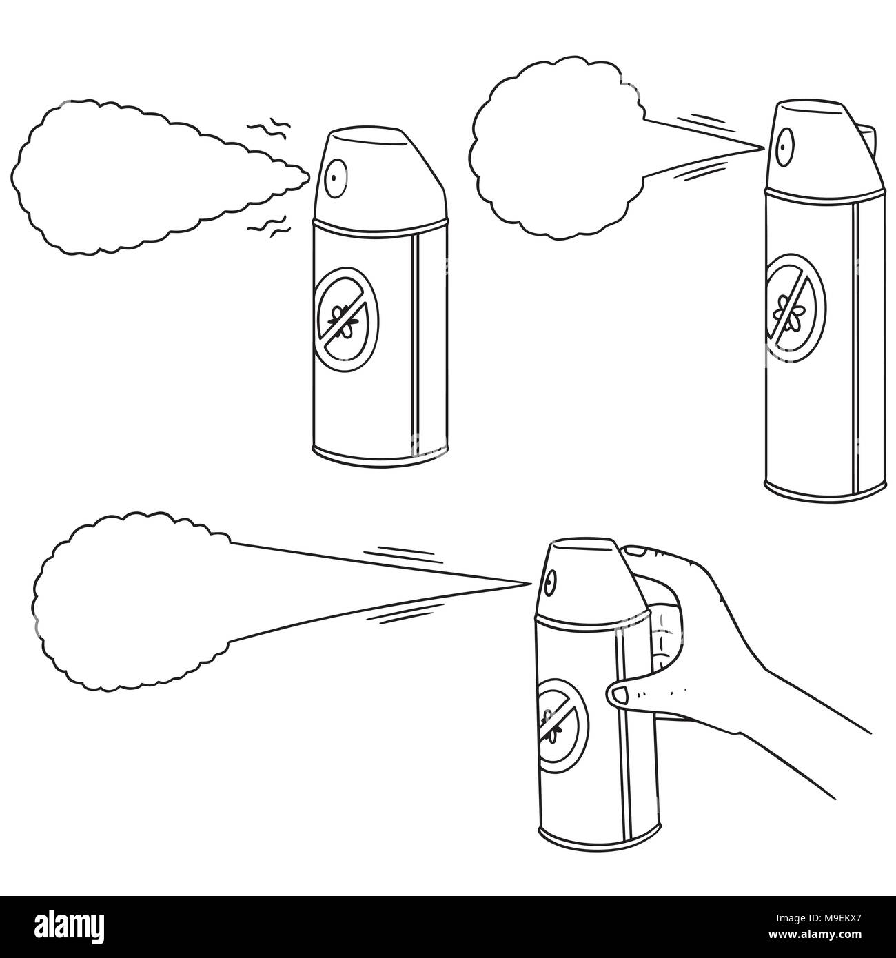 vector set of pest killer spray Stock Vector Image & Art - Alamy
