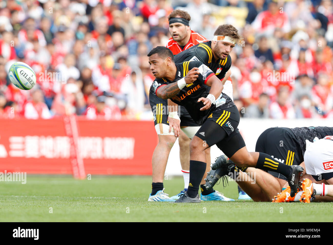 Tokyo, Japan. 24th Mar, 2018. Te Toiroa Tahuriorangi (Chiefs) Rugby ...