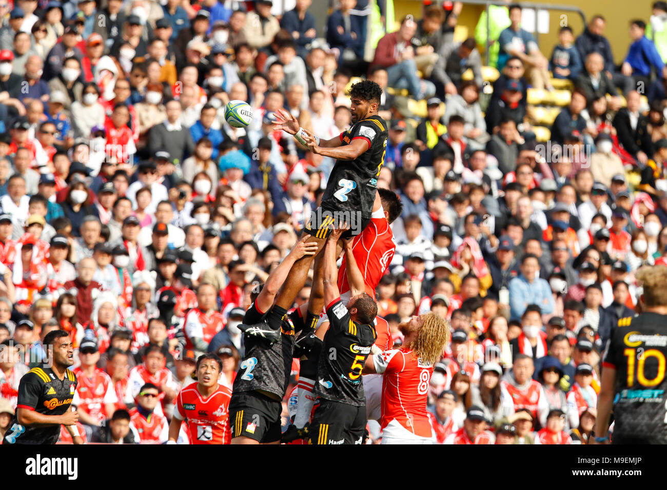 Tokyo, Japan. 24th Mar, 2018. Taleni Seu (Chiefs) Rugby : Super Rugby ...