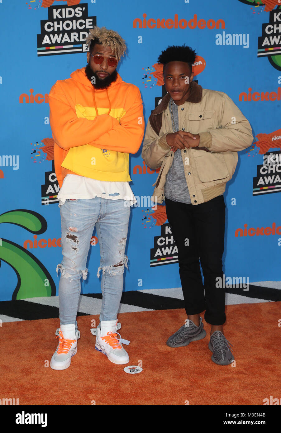 INGLEWOOD, CA - MARCH 24: Odell Beckham Jr., Jaylin Smith, at the 31st ...