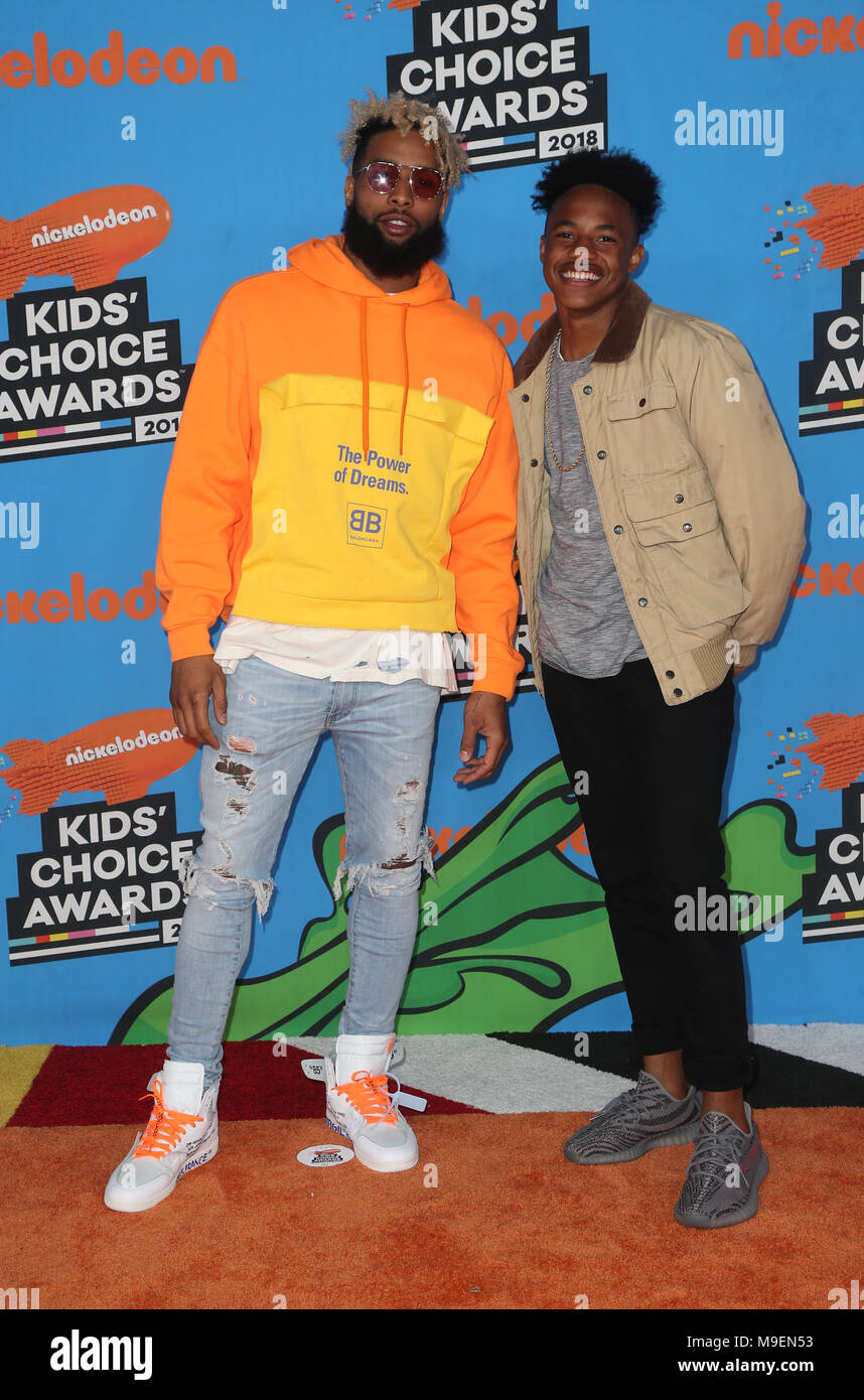 INGLEWOOD, CA - MARCH 24: Odell Beckham Jr., Jaylin Smith, at the 31st ...