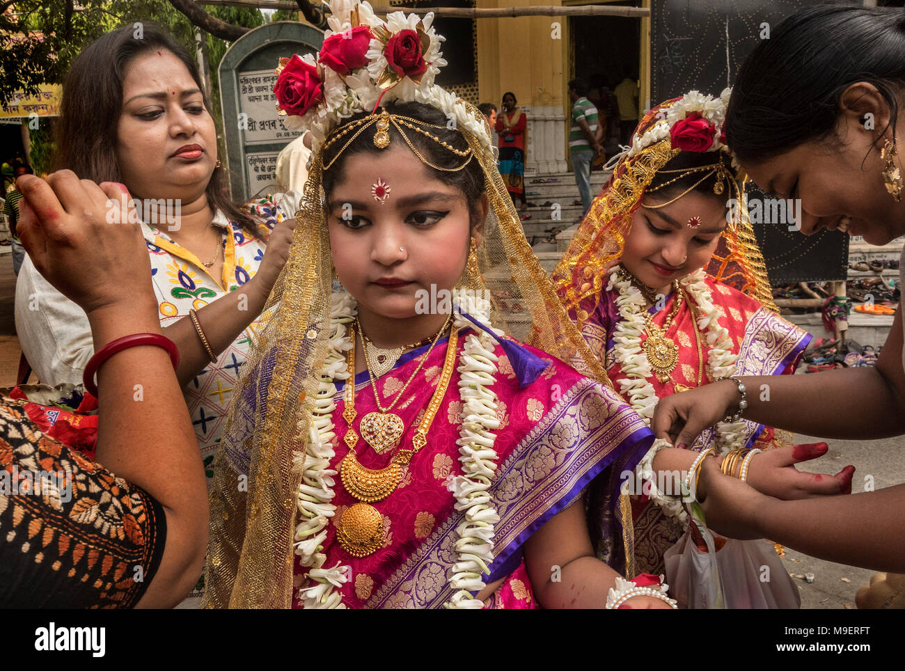 Adyapith temple hi-res stock photography and images - Alamy