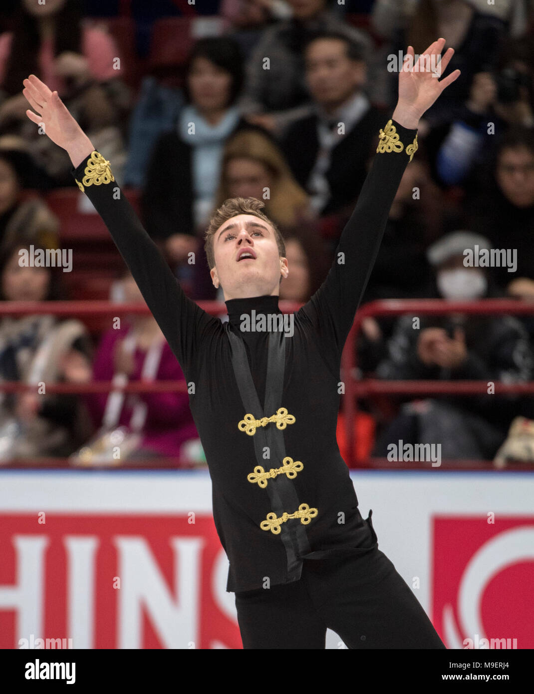 Milan, Italy, 24 Mar 2018. Matteo RIZZO (ITA) during the ISU World ...