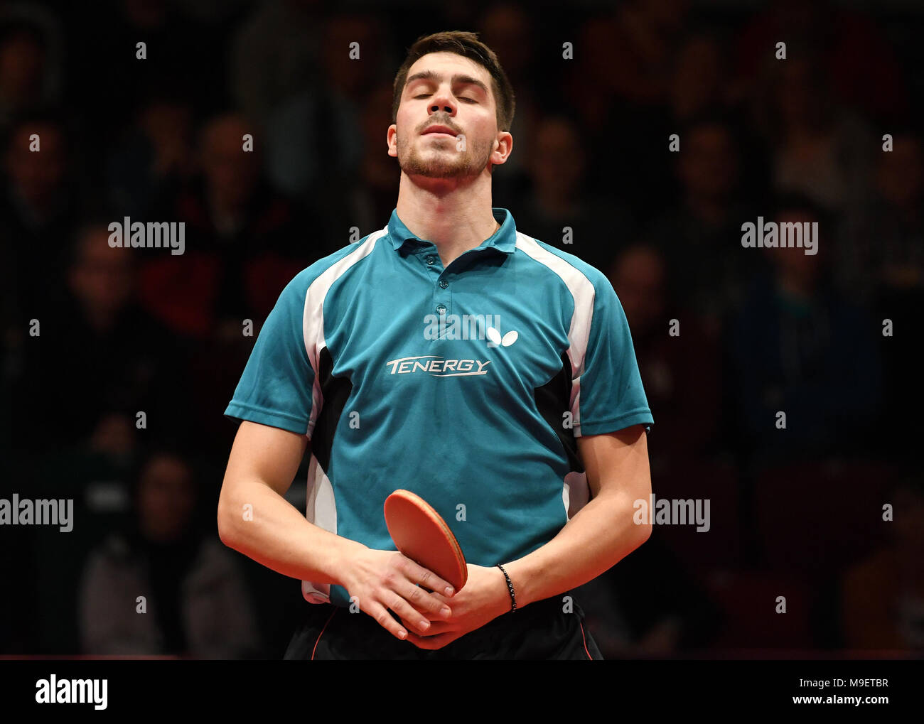 Germanys patrick franziska in action hi-res stock photography and ...