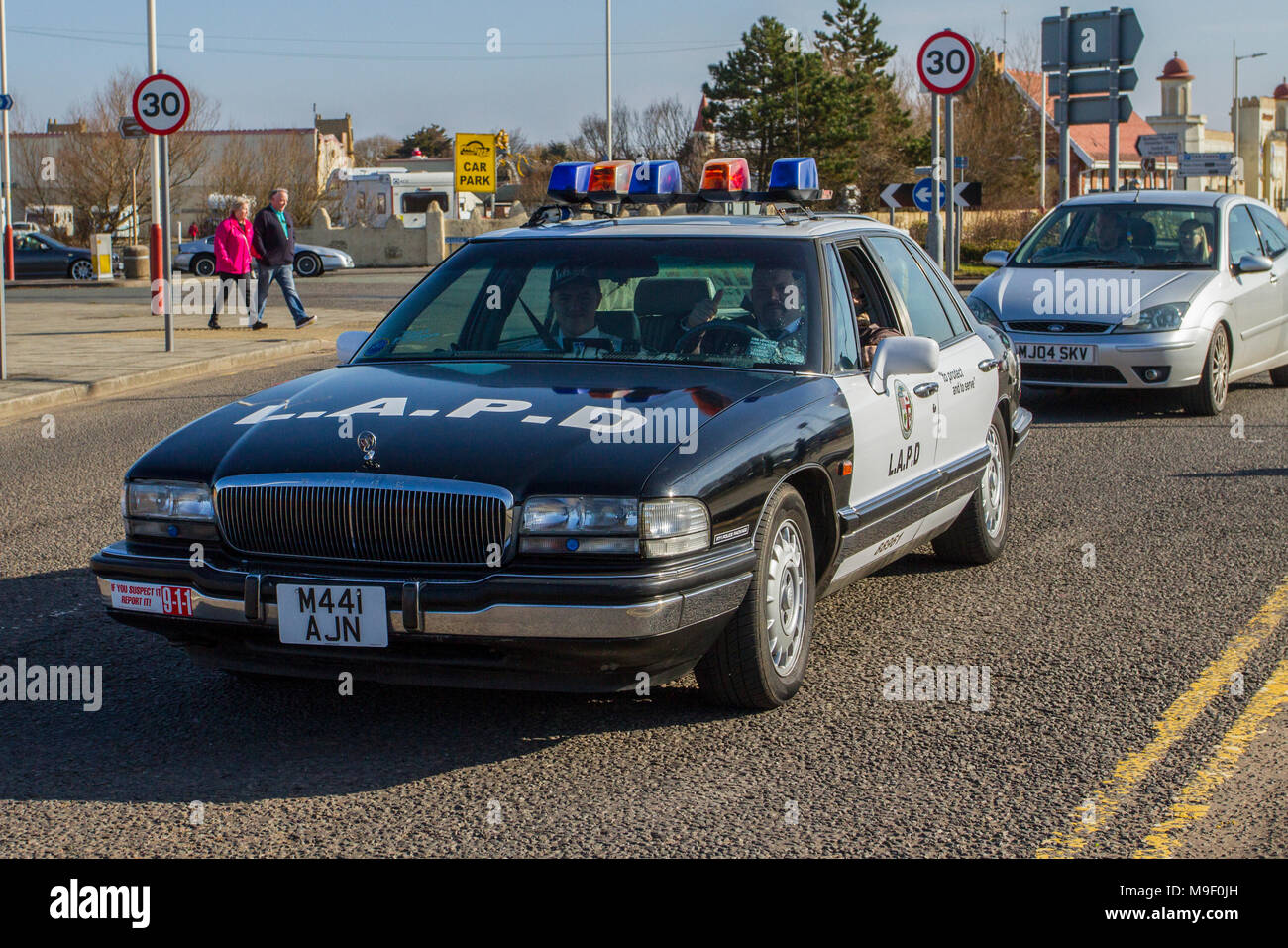 1994 90s LAPD American Buick Police Car 3800cc petrol vehicle at the ...