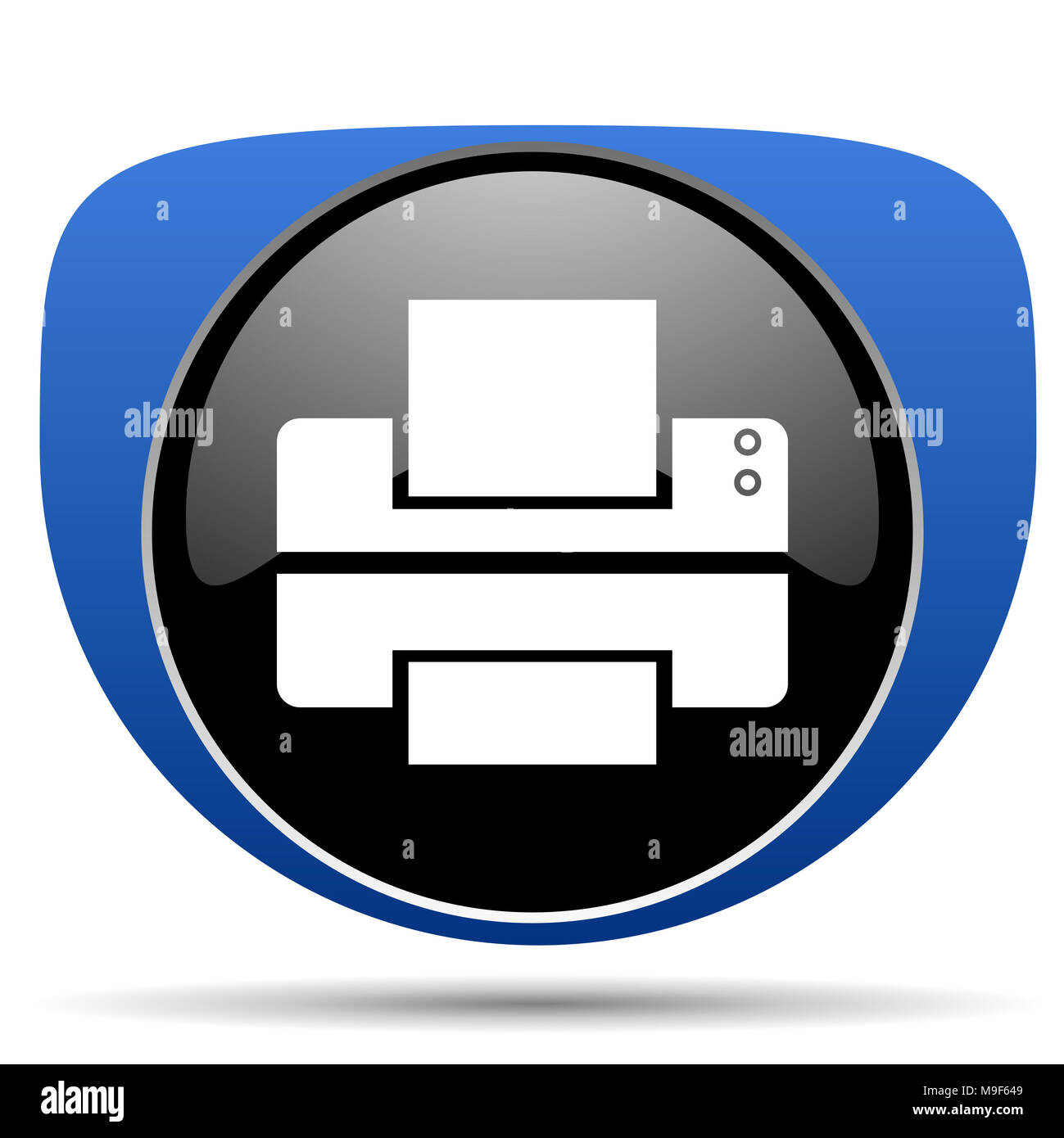 Printer web icon Stock Photo - Alamy