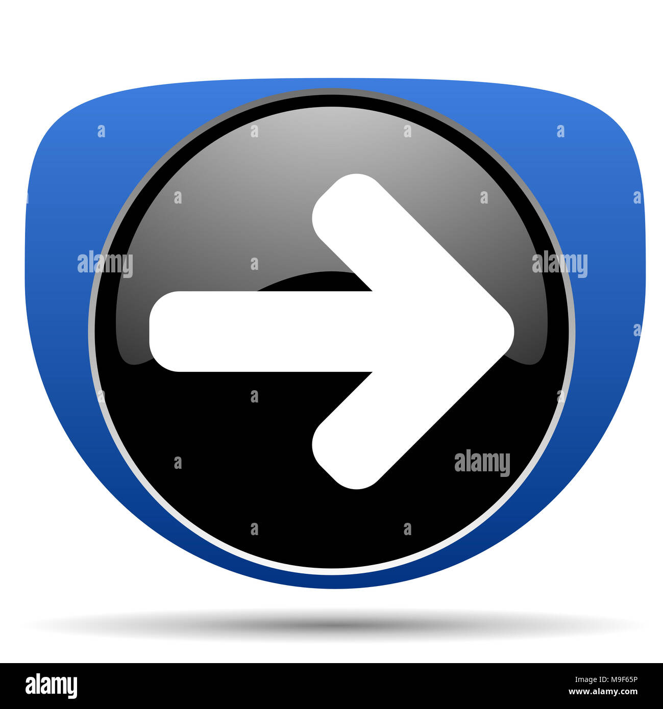 Right arrow web icon Stock Photo - Alamy