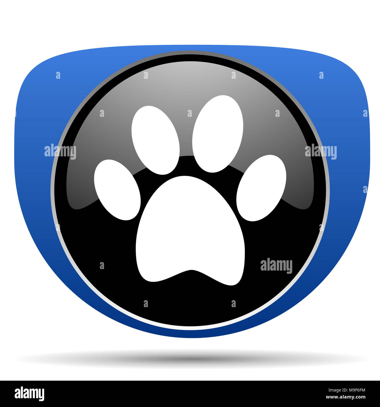 Foot web icon Stock Photo - Alamy