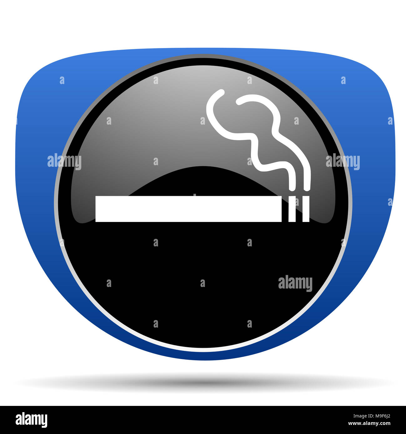 Cigarette web icon Stock Photo - Alamy