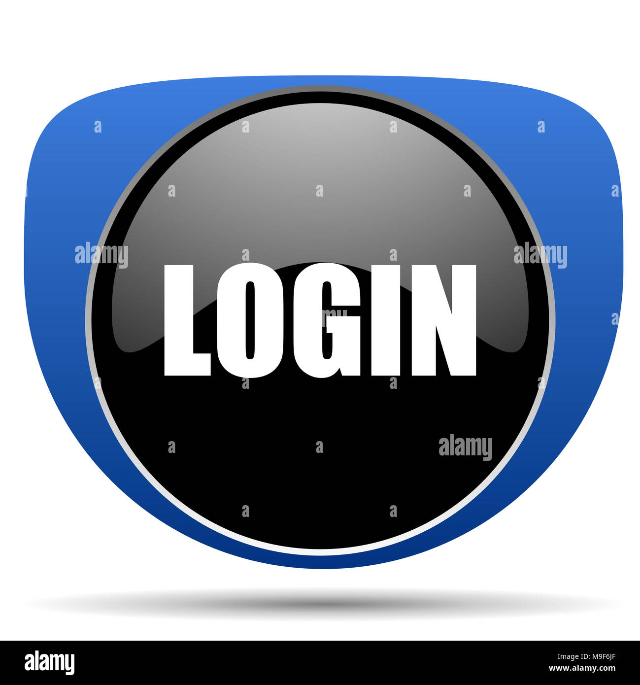 Login web icon Stock Photo - Alamy