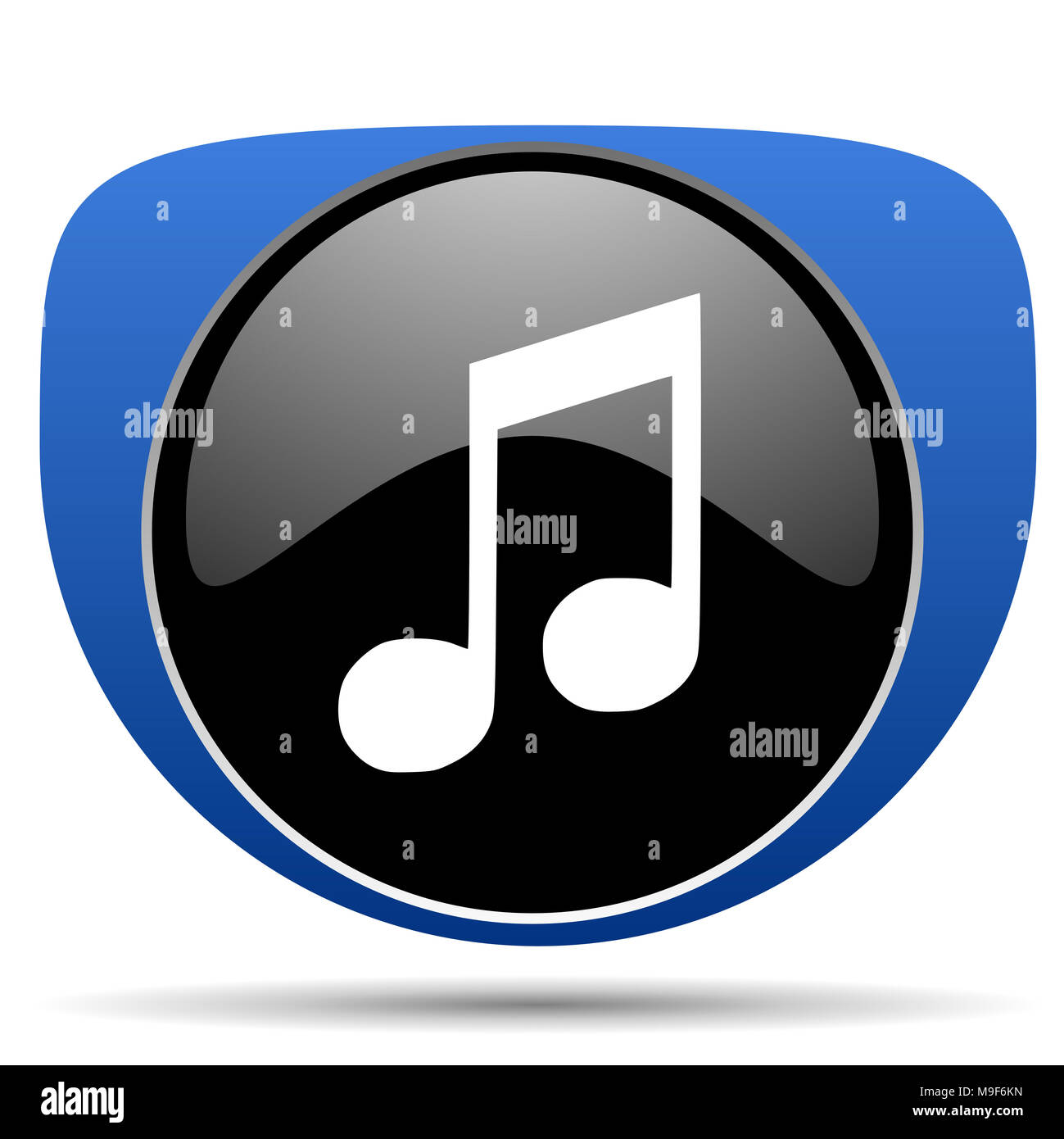 Music web icon Stock Photo - Alamy