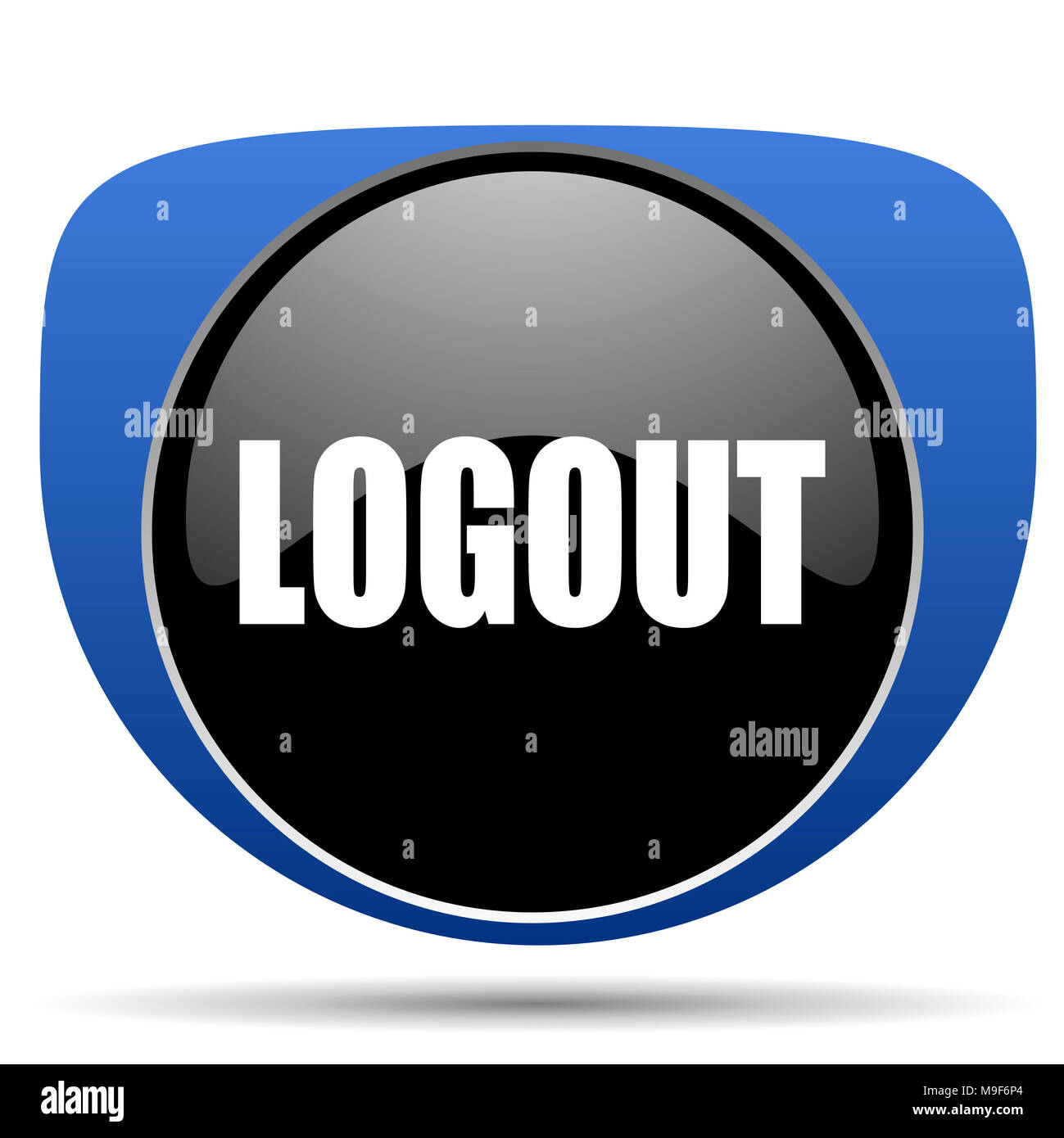 Logout web icon Stock Photo - Alamy