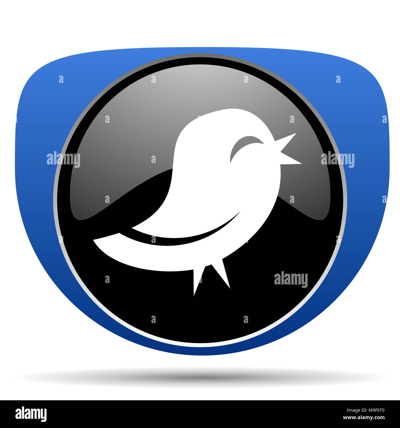 Twitter web icon Stock Photo - Alamy