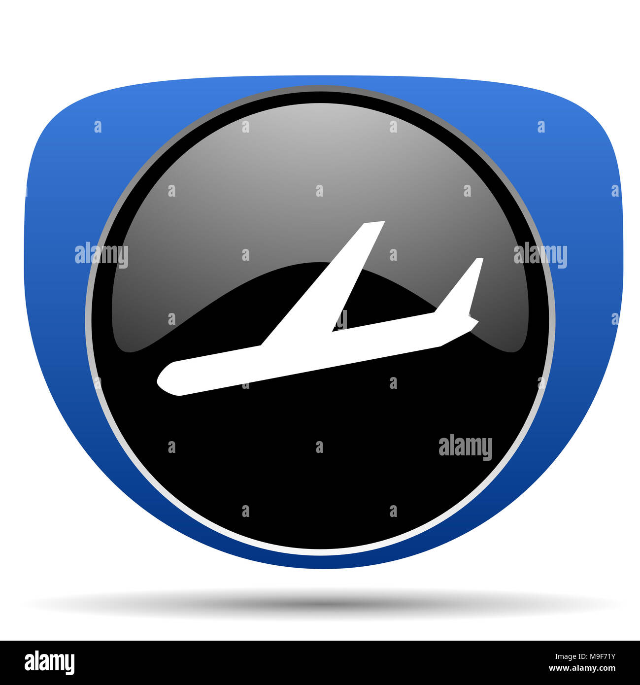 Arrivals web icon Stock Photo - Alamy