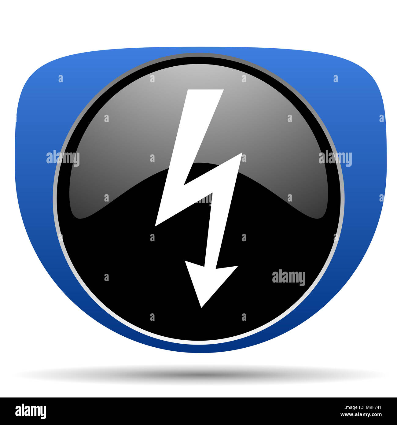 Bolt web icon Stock Photo - Alamy
