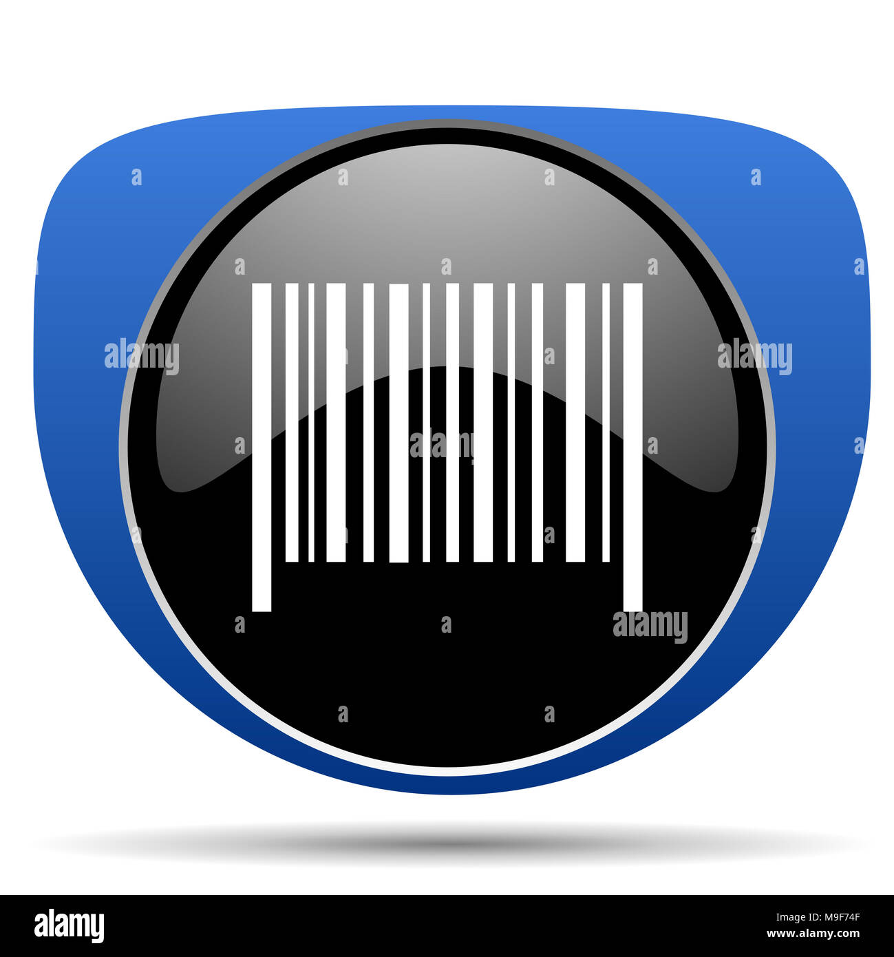 Barcode web icon Stock Photo - Alamy