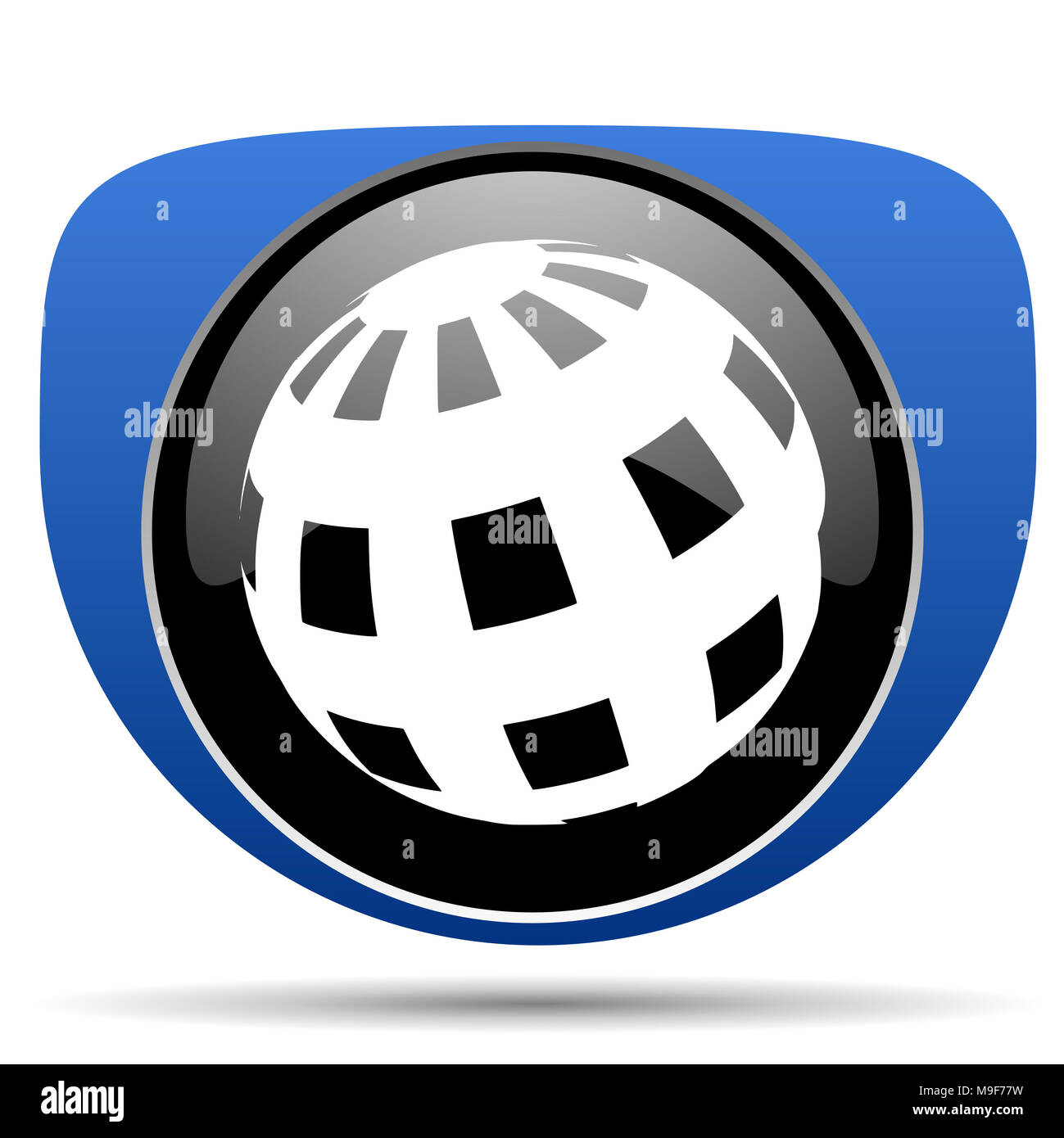 Earth web icon Stock Photo - Alamy
