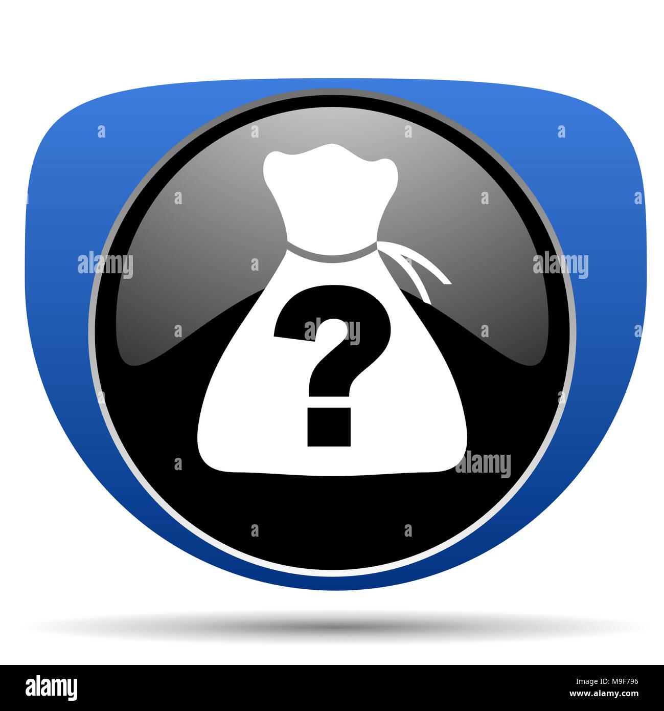 Riddle web icon Stock Photo - Alamy