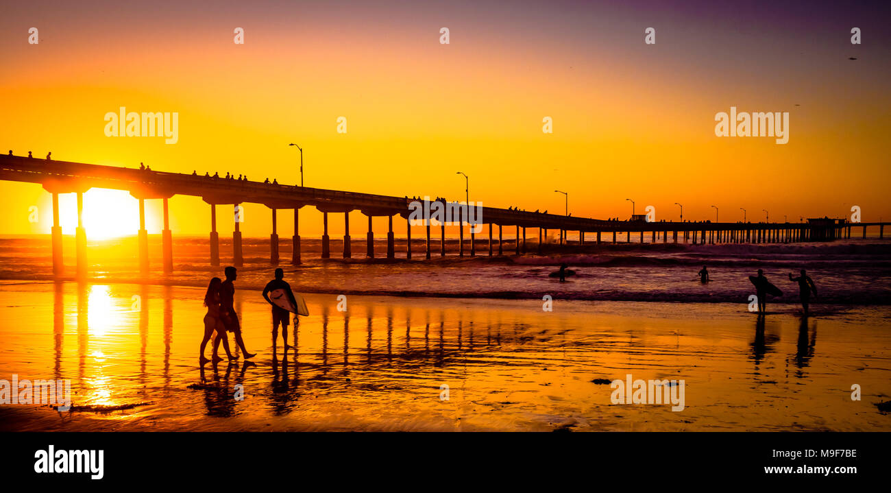 Ocean Beach Pier Sunset