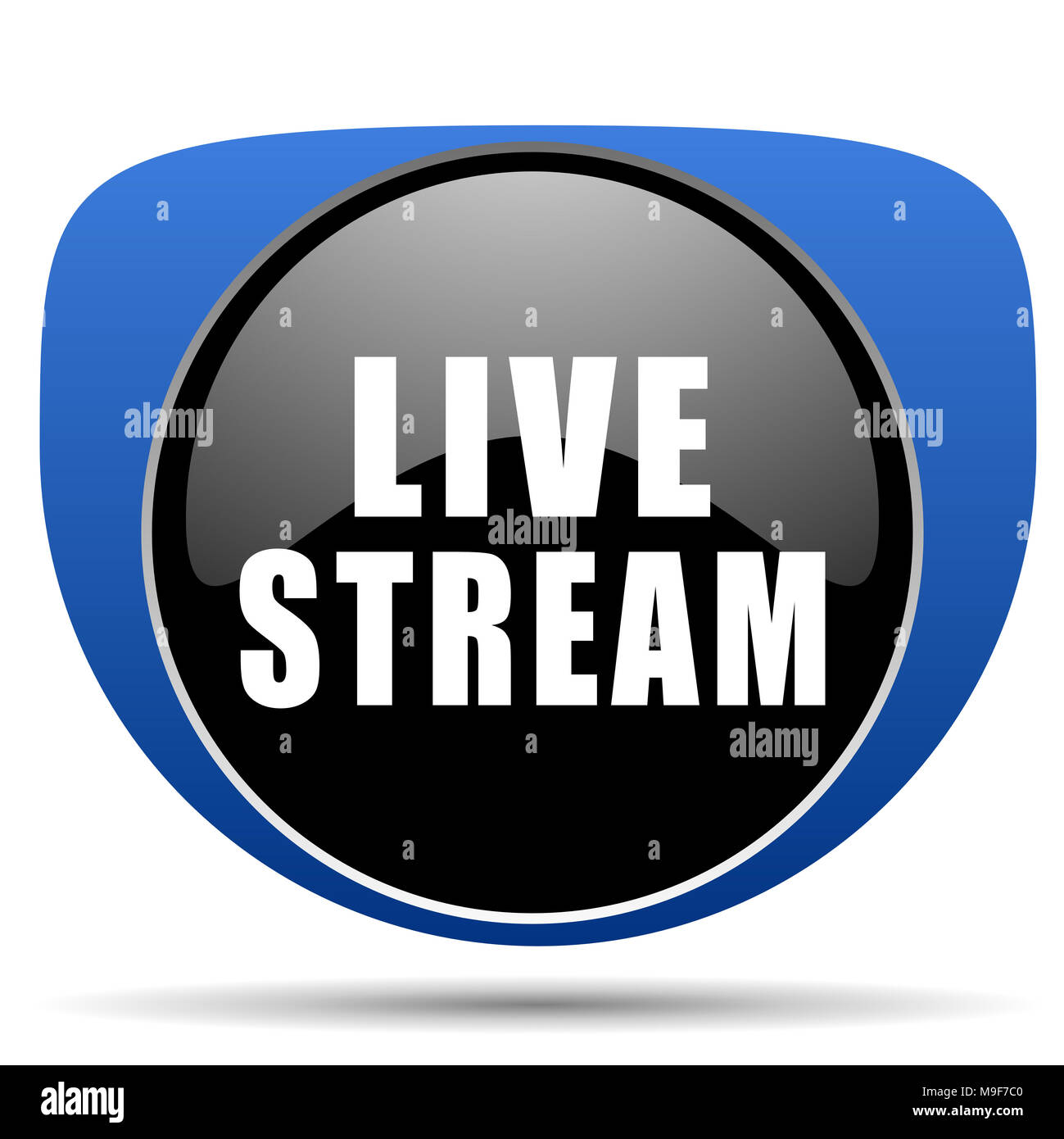 Live stream web icon Stock Photo - Alamy